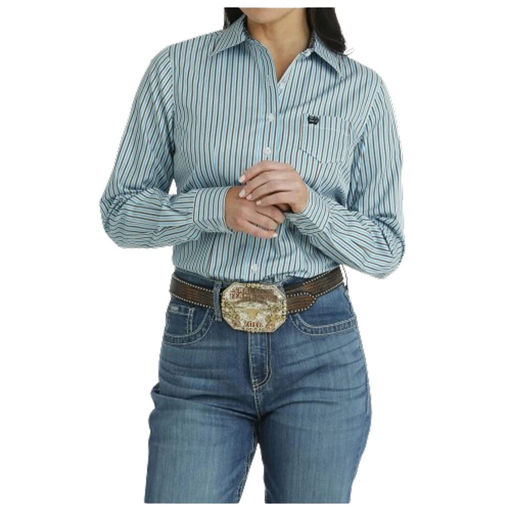 Chemise Rayée Light Blue - Femme | Chambriere