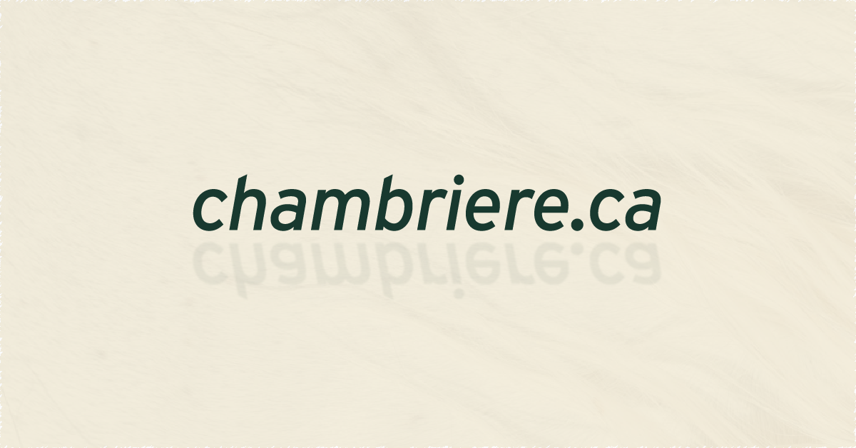 Fièrement Canadiennes 🇨🇦 | Chambriere