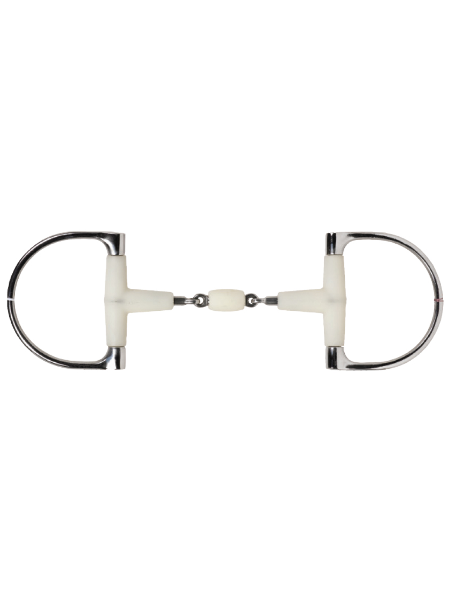 Mors Classique à anneaux King Dee Happy Mouth Double Brisure avec roul ...