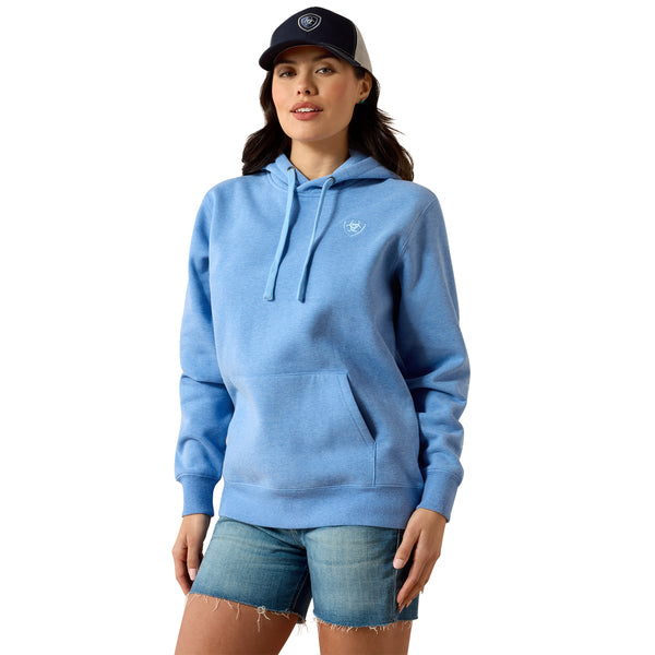 Hoodie 2.0 Logo Ultramarine Heather - Femme | La Chambrière